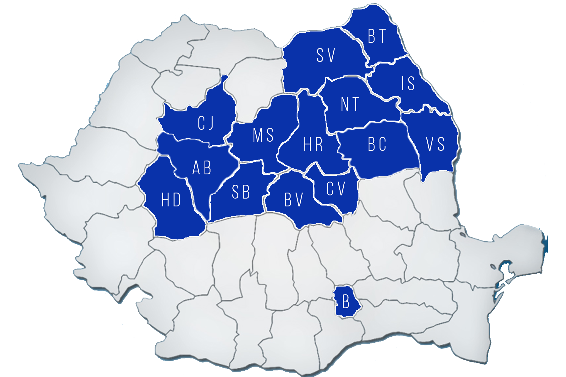 Aria de acoperire - Coriolan Distributie